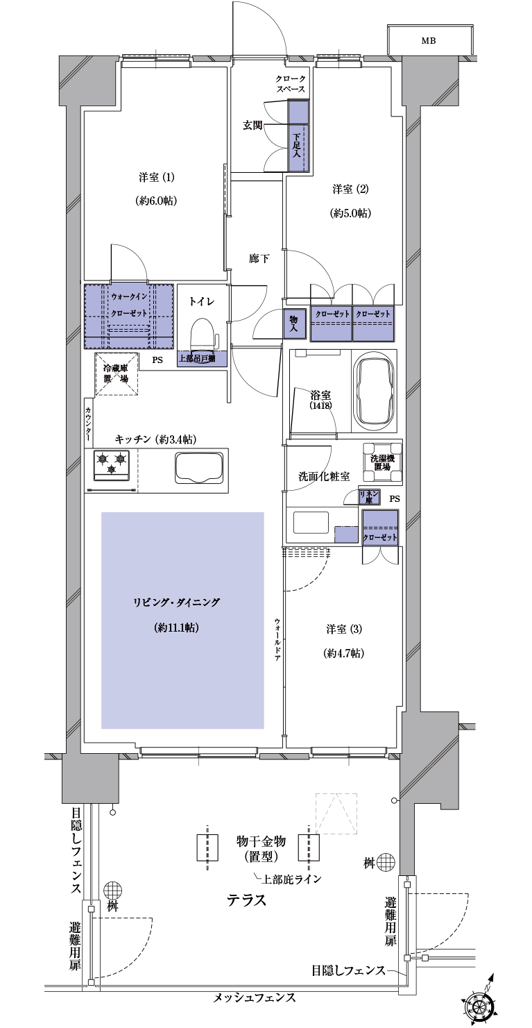 プラン | 【公式】プレシス朝霞台ソルティエ | 新築分譲マンション
